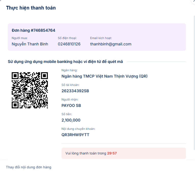 Hướng dẫn thanh toán - FPT.eContract